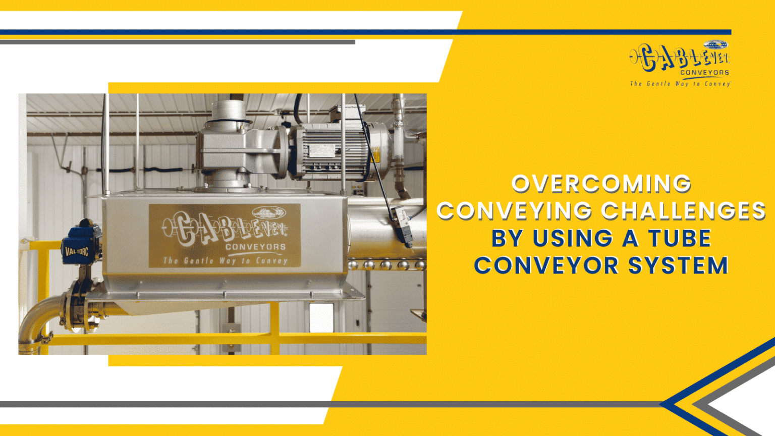 Using A Tube Conveyor System To Overcome Conveying Obstacles